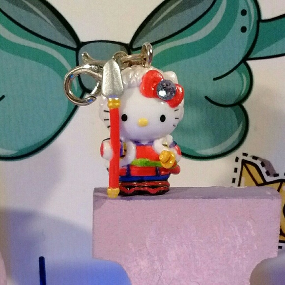 Sanrio | Accessories | Hello Kitty Samurai Warrior Swarovski Charm ...